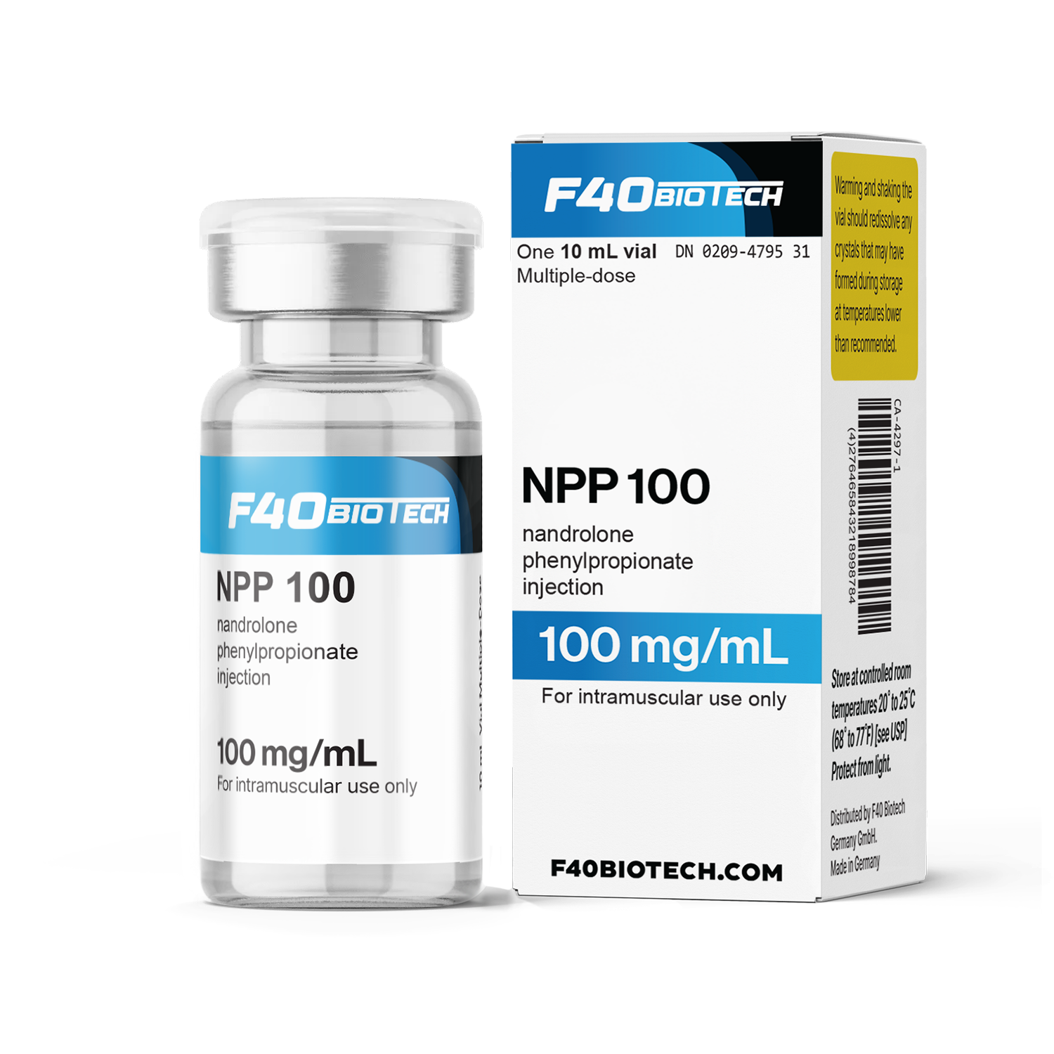 Nandrolone phenylpropionate (NPP) 100 – F-40 Biotech Injectables Germany (Qualitative and ...