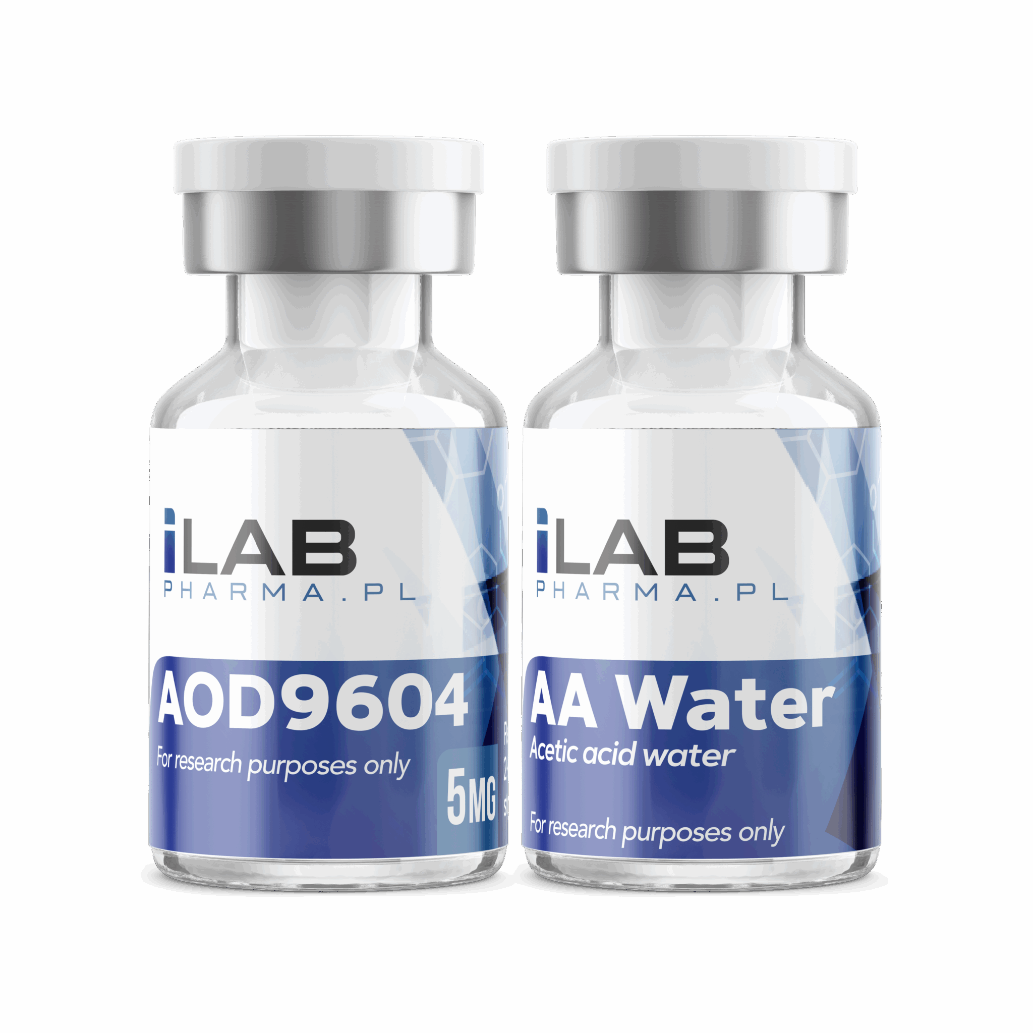 AOD9604 5mg + ACETIC ACID WATER - Targeted fat mobilizer (Qualitative ...